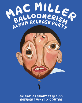 Mac Miller Balloonerism Album Release Party! – Resident Vinyl