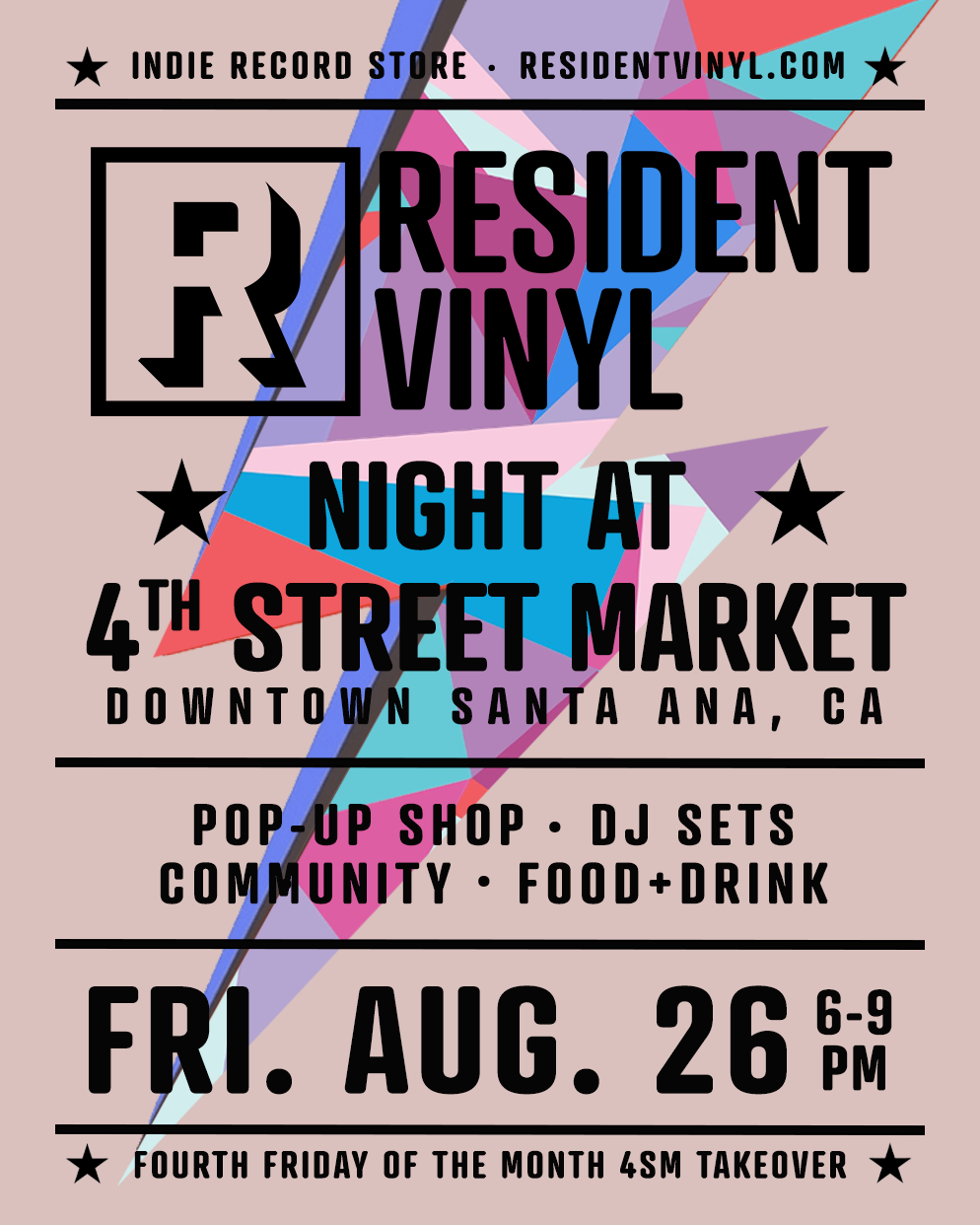 4th Street Market Pop-Up Playlist – Resident Vinyl