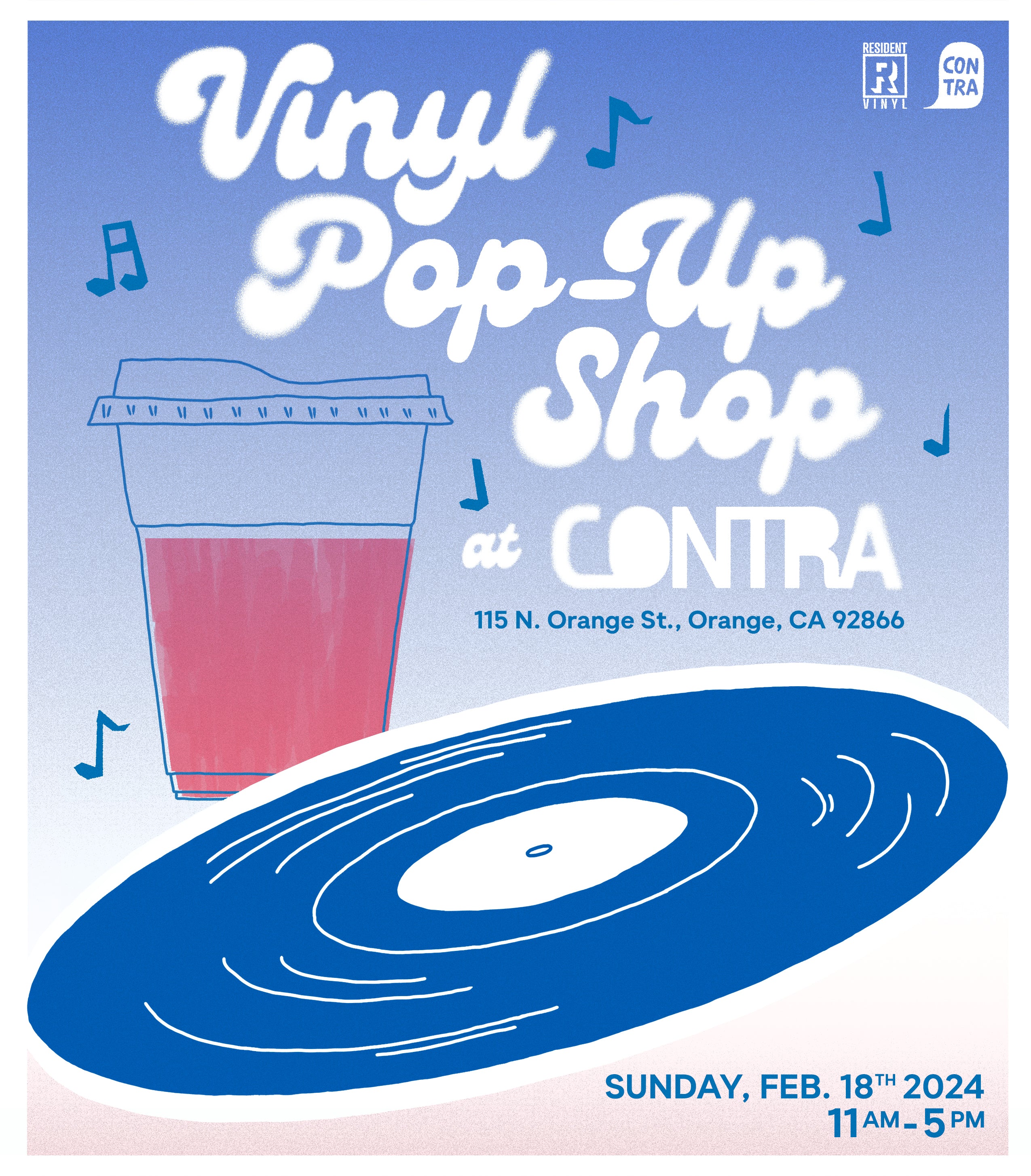 Pop-Up Shop at Contra Coffee & Tea – Resident Vinyl