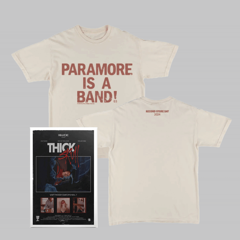 Paramore Is A Band! T-Shirt & Poster Bundle (Pre-Order) – Resident Vinyl